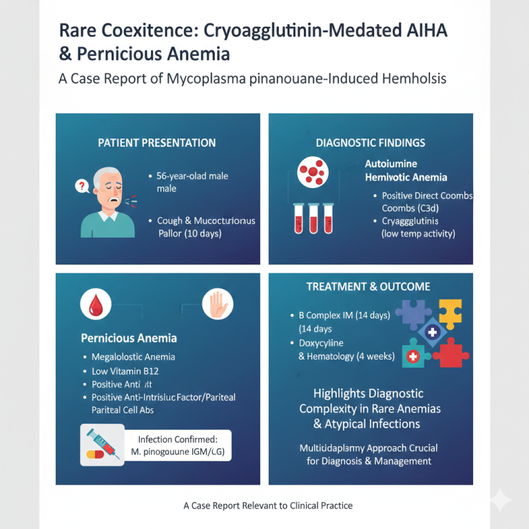 Cryoagglutinin autoimmune hemolytic anemia secondary to Mycoplasma ...